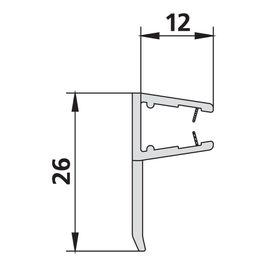 Kermi 4089 1x Anschlagdichtung L&auml;nge: 2000 mm 6025181