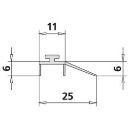 Kermi 3320 1x Dichtleiste L&auml;nge: 985 mm 6034093