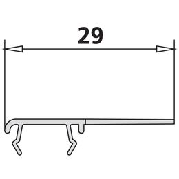 Kermi 4628M29R 1x Dichtleiste 4719 24 R L&auml;nge: 2000 mm 2534974