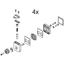 Kermi EBAT038 Set Bandung oben Farbe: weiss 2534122