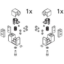 Kermi EBAT029 Set F&uuml;hrungshaken Farbe: weiss 2534024