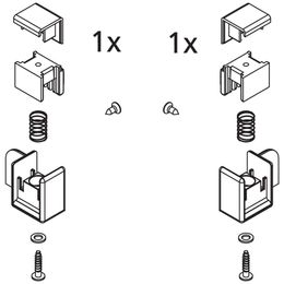 Kermi EBLI024 Set Haken unten kurz 2534908