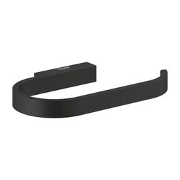 Grohe Selection WC-Papierhalter, Toilettenpapierhalter, ohne Deckel, Phantom Black, Wandmontage 41220KF0