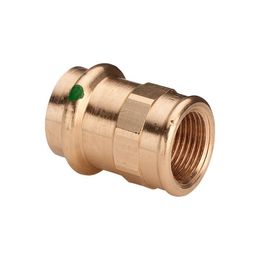Viega Sanpress &Uuml;bergangsst&uuml;ck mit SC-Contur 2212, d. 15mm x Rp 3/8", Siliziumbronze 298074