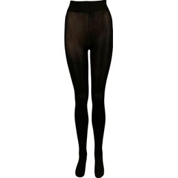 Strumpfhose Capelli New York, Damen, Gr. M/L, schwarz, Obermaterial: 96% Polyamid, 4% Elasthan, transparent, Strumpfhosen, mit bequemem Bundabschluss