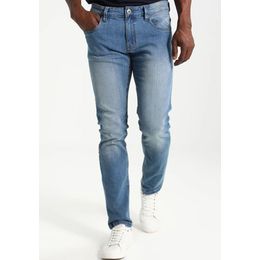 Regular-fit-Jeans INDICODE "INTony", Herren, Gr. 29, L&auml;nge 34, blau (dunkelblau), Denim/Jeans, Obermaterial: 98% Baumwolle, 2% Elasthan, Abriebeffekte, regular fit kn&ouml;chellang, Jeans