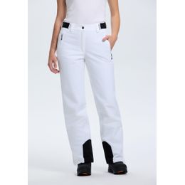 Skihose Icepeak "Icepeak Hose Flasher", Damen, Gr. 34, EURO-Größen, weiß, 100% Polyester, Hosen