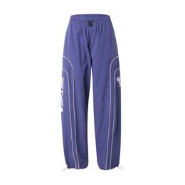 Love Scars Hose Damen Gr&ouml;&szlig;e 36 violettblau / wei&szlig;