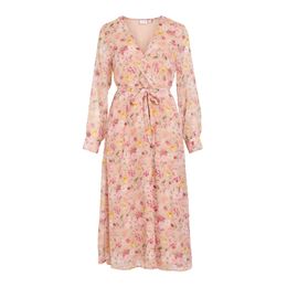 Vila Dress 'VIFALIA' female size 42 Yellow / Green / Rose / Pastel pink