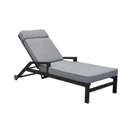 LC Garden Liege Sondrino Anthrazit/Silber ca. 190x65,5x50 cm