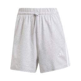 adidas Sportswear Sportshorts 'Essentials' Damen Gr&ouml;&szlig;e XS/S hellgrau / wei&szlig;