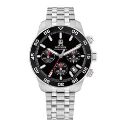 Tommy Hilfiger Uhr '85' Herren Größe One Size schwarz / silber / weiß