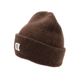 MSCH COPENHAGEN M&uuml;tze Herren Gr&ouml;&szlig;e 55/60 dunkelbraun / schwarz / wei&szlig;