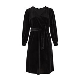 WE Fashion Kleid Damen Gr&ouml;&szlig;e 50 schwarz Winterkleid