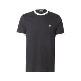 Lyle & Scott Lyle & Scott T-Shirt 'Ringer' Herren Gr&ouml;&szlig;e L schwarz / wei&szlig;