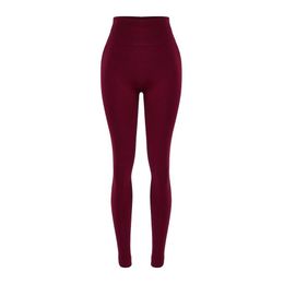 Trendyol Leggings Damen Größe L/XL bordeaux