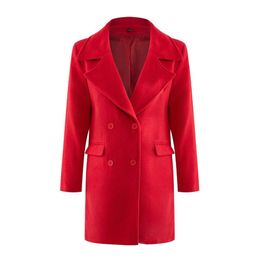Trendyol Between-Seasons Coat female Red size 40