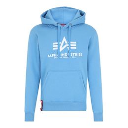 Alpha Industries Hoodie Herren Größe 5XL hellblau / rot / weiß