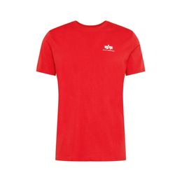 Alpha Industries T-Shirt Herren Gr&ouml;&szlig;e XS rot / wei&szlig;