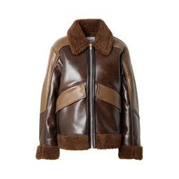 Topshop Between-Season Jacket 'JULIE' female Brown size L