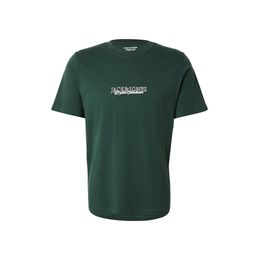 Jack & Jones JACK & JONES T-Shirt 'JORBLEECKER' Herren Gr&ouml;&szlig;e XXL dunkelblau / dunkelgr&uuml;n / wei&szlig;
