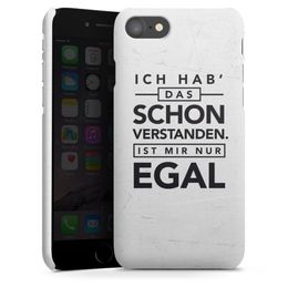 DeinDesign iPhone SE (2020) Handy Premium Case Smartphone Handyh&uuml;lle Schutzh&uuml;lle matt Spruch Sayings Statement Premium Case