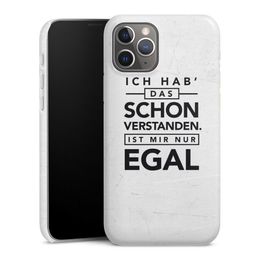 DeinDesign iPhone 12 Pro Handy Premium Case Smartphone Handyh&uuml;lle Schutzh&uuml;lle gl&auml;nzend Spruch Sayings Statement Premium Case
