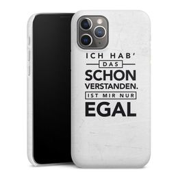 DeinDesign iPhone 12 Pro Handy Premium Case Smartphone Handyh&uuml;lle Schutzh&uuml;lle matt Spruch Sayings Statement Premium Case