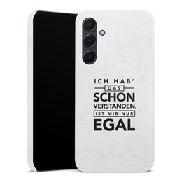 DeinDesign Galaxy A55 5G Handy Premium Case Smartphone Handyh&uuml;lle Schutzh&uuml;lle matt Spruch Sayings Statement Premium Case