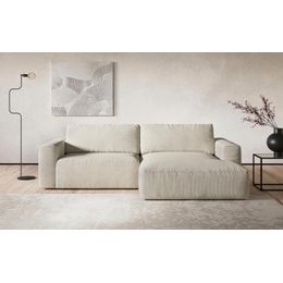 Ecksofa COTTA "Lasso L-Form, XL-Sofa", wei&szlig; (ivory), B:288cm, 88% Polyester, 12% Polyamid, Sofas, Ecksofa