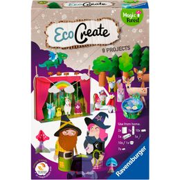 Kreativset Ravensburger "EcoCreate, Theater: Magischer Wald", bunt, Kreativsets, Kinder, Pappe, Made in Europe