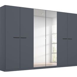 Drehtürenschrank Rauch "Kleiderschrank Schrank Garderobe TOPSELLER OTELI inkl. Inneneinteilung", grau (graumetallic), B:271cm H:210cm T:54cm, Holzwerkstoff, Schränke, mit zusätzlichen Einlegeböden, optional mit Spiegel MADE IN GERMANY, Topseller