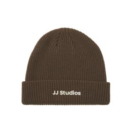 Jack & Jones Beanie JACK & JONES "JACSOHO BEANIE SN", Damen, delicioso, Strick, Baumwollmischung, unifarben, Mützen Beanie