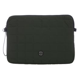 Laptoptasche Luhta "Luhta OUTILA", Damen, grün (schwarz olive), Obermaterial: 100% Polyester. Futter: 100% Polyester. Wattierung: 100% Polyester, Taschen
