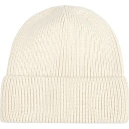 Beanie Capelli New York, Damen, ivory, Strick, Materialmix, unifarben, Mützen, Rippstrick, Wollanteil, wärmend