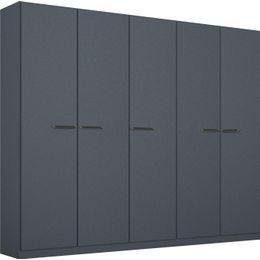 Drehtürenschrank Rauch "Kleiderschrank Schrank Garderobe TOPSELLER OTELI inkl. Inneneinteilung", grau (graumetallic), B:226cm H:210cm T:54cm, Holzwerkstoff, Schränke, mit zusätzlichen Einlegeböden, optional mit Spiegel MADE IN GERMANY, Topseller