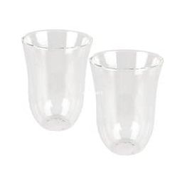 De'Longhi Latte-Macchiato-Gl&auml;ser (2er-Set), Glas transparent