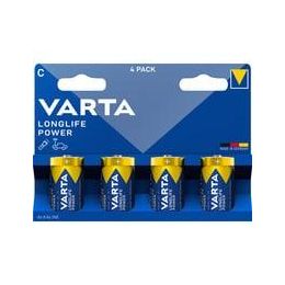 Varta Longlife Power Batterie LR14, C (Baby) 4 St&uuml;ck
