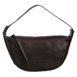 Hobo "Aami", Damen, Gr. B/H/T: 34cm x 19cm x 8cm, dunkelbraun, Leder, MARC O'POLO ACCESSORIES, Taschen