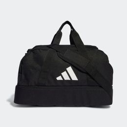 Sporttasche adidas Performance "TIRO L DU S BC", Gr. B/H/T: 48cm x 28cm x 27cm, schwarz-weiß (schwarz, weiß), Polyester, Taschen