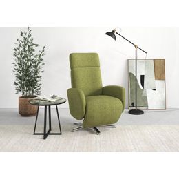 Sit & More TV-Sessel SIT & MORE "Grenoble, inkl. Kopfteilverstellung", gr&uuml;n (olive), B:71cm H:110cm T:82cm, Sessel, wahlweise mit 2 Motoren, Akku & Aufstehhilfe