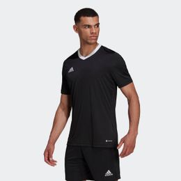 Fußballtrikot adidas Performance "ENT22 JSY", Herren, Gr. XXL, schwarz, Obermaterial: 100% Polyester, V-Ausschnitt, Trikots