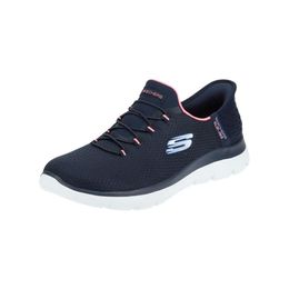 Skechers Sneaker 'Summits - Diamond Dream' Damen Größe 40.5 navy / azur / rosa / weiß