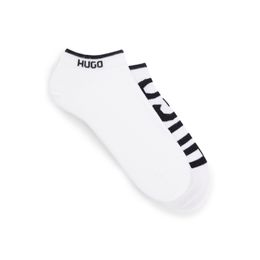 Sneakersocken HUGO UNDERWEAR "2P AS LOGO CC W", Damen, Gr. 35-38, weiß, Baumwollmischung, Socken Sneakersocken