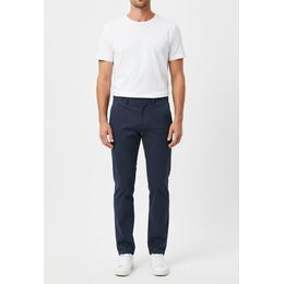 Jack & Jones Chinohose JACK & JONES "JPSTMARCO JJERIK CHINO", Herren, Gr. 32, L&auml;nge 30, blau (navy blazer), Web, Obermaterial: 98% Baumwolle, 2% Elasthan, unifarben, slim fit kn&ouml;chellang, Hosen Chinohose