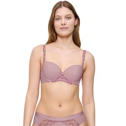 Triumph Damen Balconette-BH "Wild Azalea Florale WHP", Gr. 75blossom kiss, Microtouch, Obermaterial: 57% Polyester, 27% Polyamid, 16% Elasthan, BHs,
