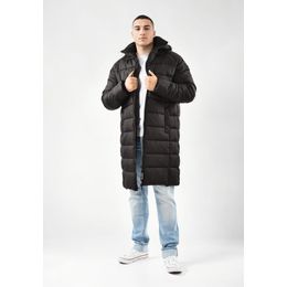 Winterjacke Alessandro Salvarini "ASLoongi", Herren, Gr. L, schwarz, Obermaterial: 100% Polyester, Innenseite: 100% Polyester, Jacken Winterjacke, mit warmem Teddyfell und abnehmbarer Kapuze