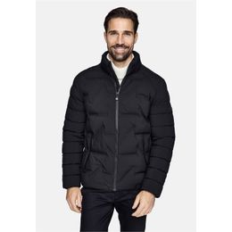Steppjacke NEW CANADIAN "Welding", Herren, Gr. 58, schwarz, 100% Polyester, unifarben, kurz, hoch geschlossener Ausschnitt, Jacken Steppjacke, mit vielen Details