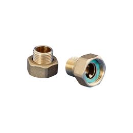 WILO Verschraubung R 1"/d= 28ixG 1 1/2", 24 Satz, Messing (112047596)