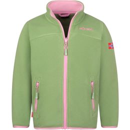 Trollkids Oppdal Fleecejacke Mädchen - grün - Gr. 164 - Polyester